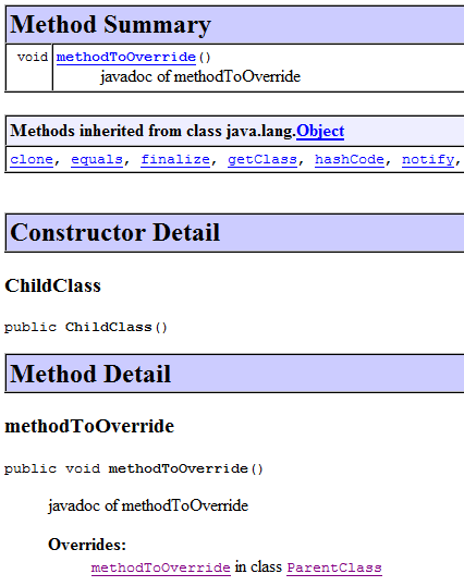 Sinn & Unsinn von {@inheritDoc} – techtalk – Christian Moser